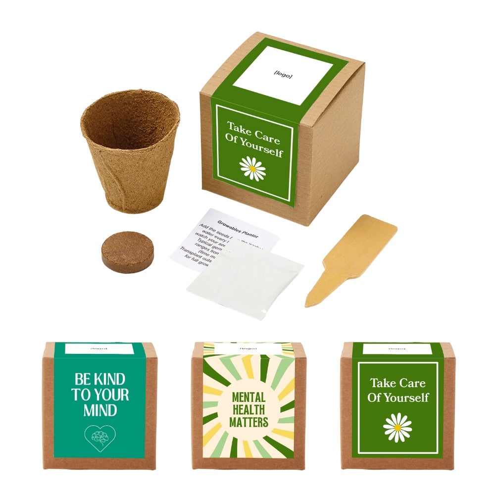 Eco Exclusive Mental Health Awareness Grow Box | USA Made | Eco Promotional Products